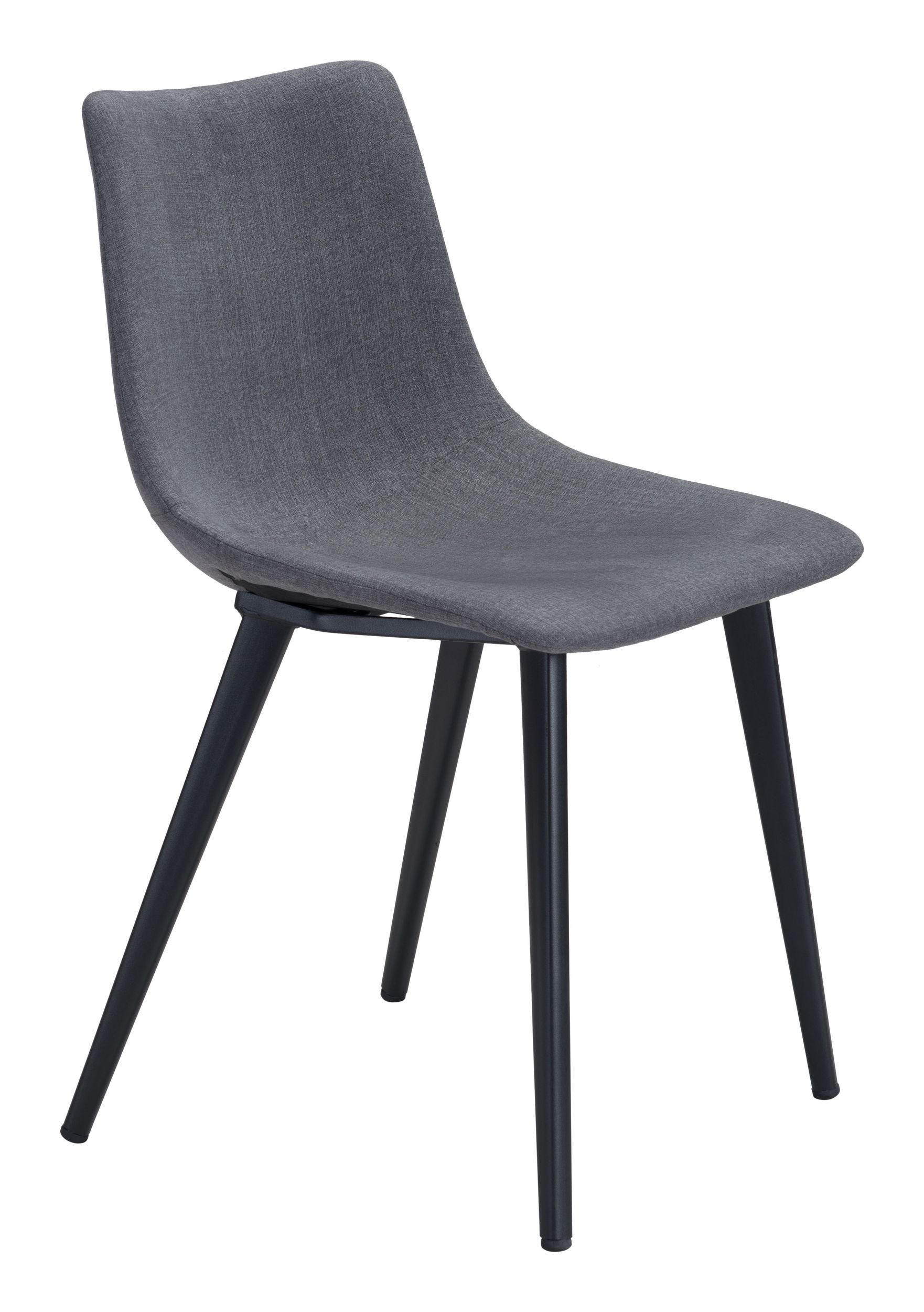 Zuo Modern Daniel Upholstery/Steel Dining Chair