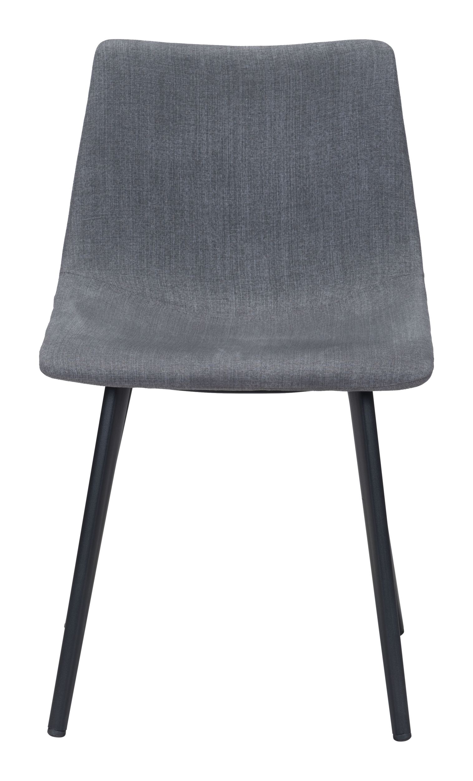 Zuo Modern Daniel Upholstery/Steel Dining Chair