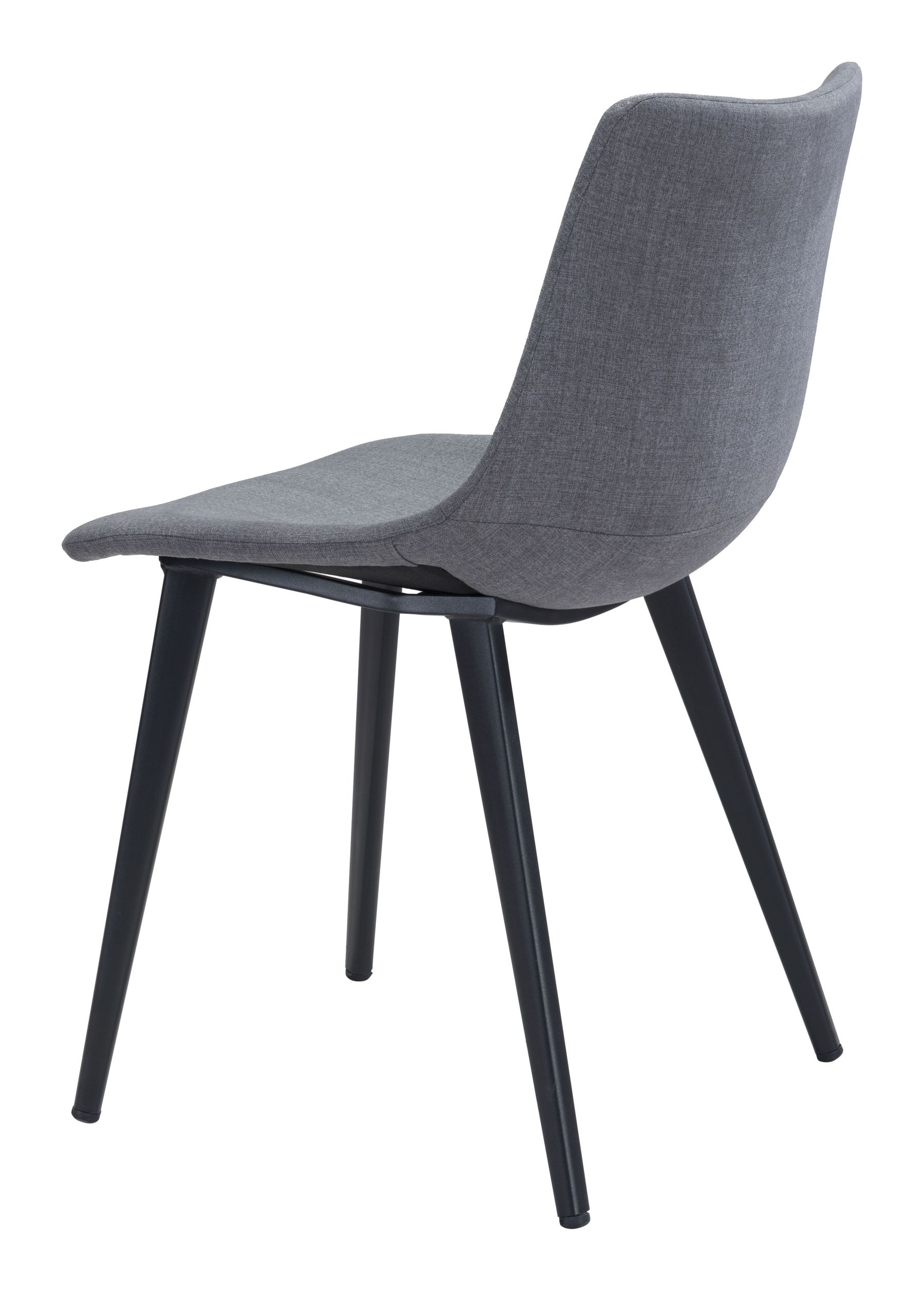 Zuo Modern Daniel Upholstery/Steel Dining Chair