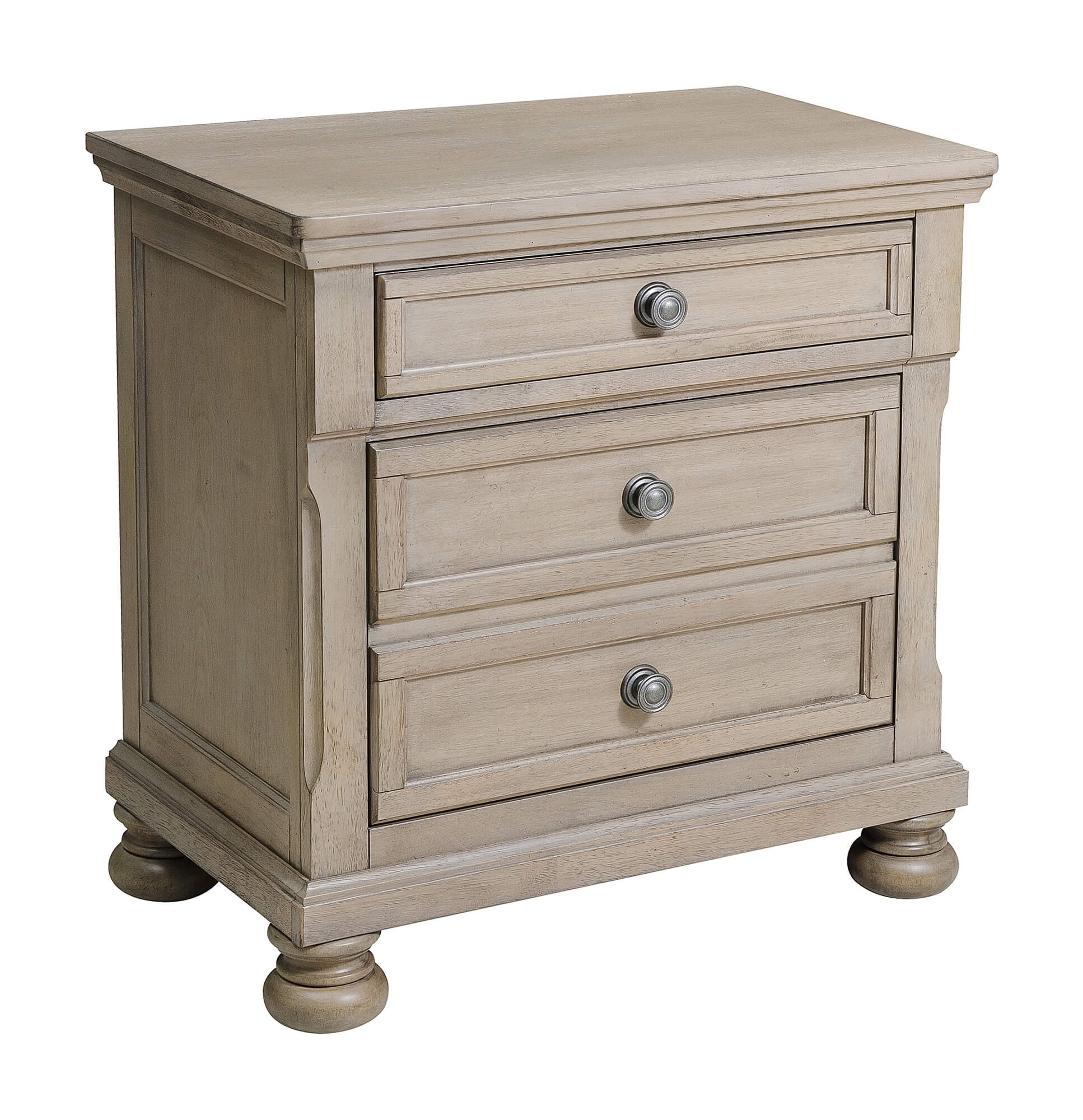 Homelegance Bethel Veneer Nightstand, Gray