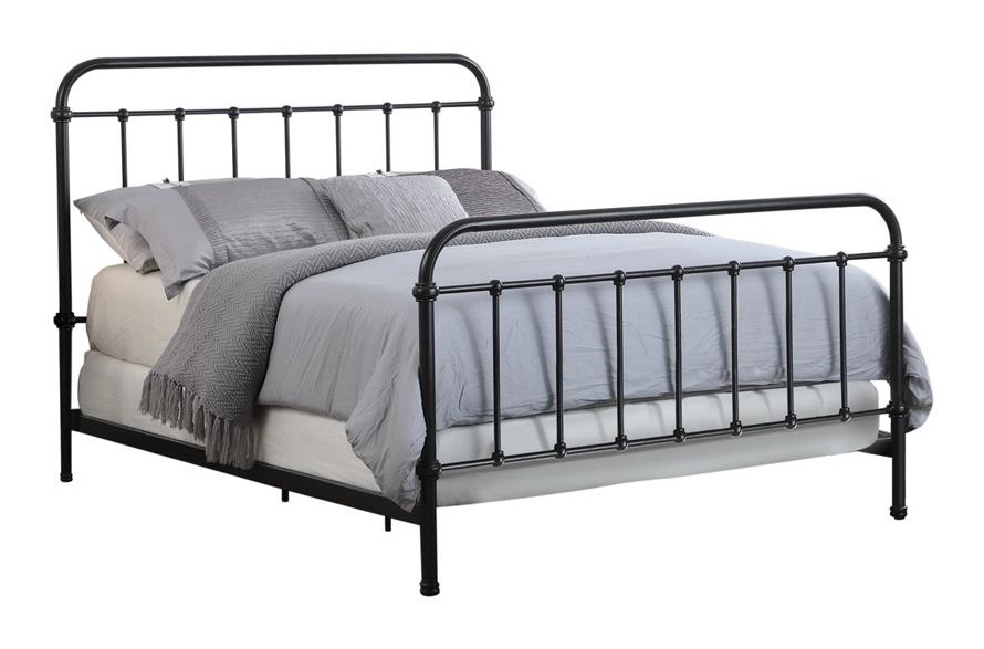 Livingston Panel Metal Bed, Dark Bronze by Coaster Furniture