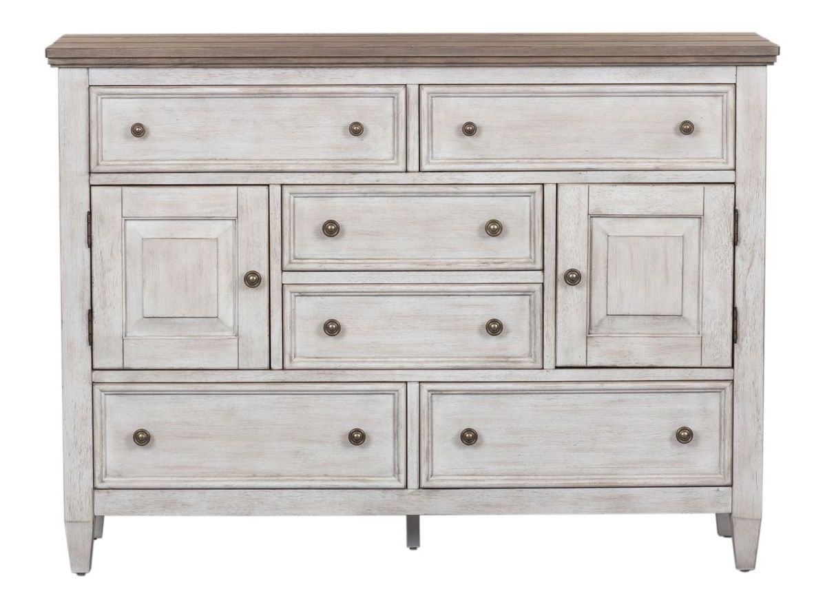 Liberty Heartland Wood 2-Door 6-Drawer Chesser
