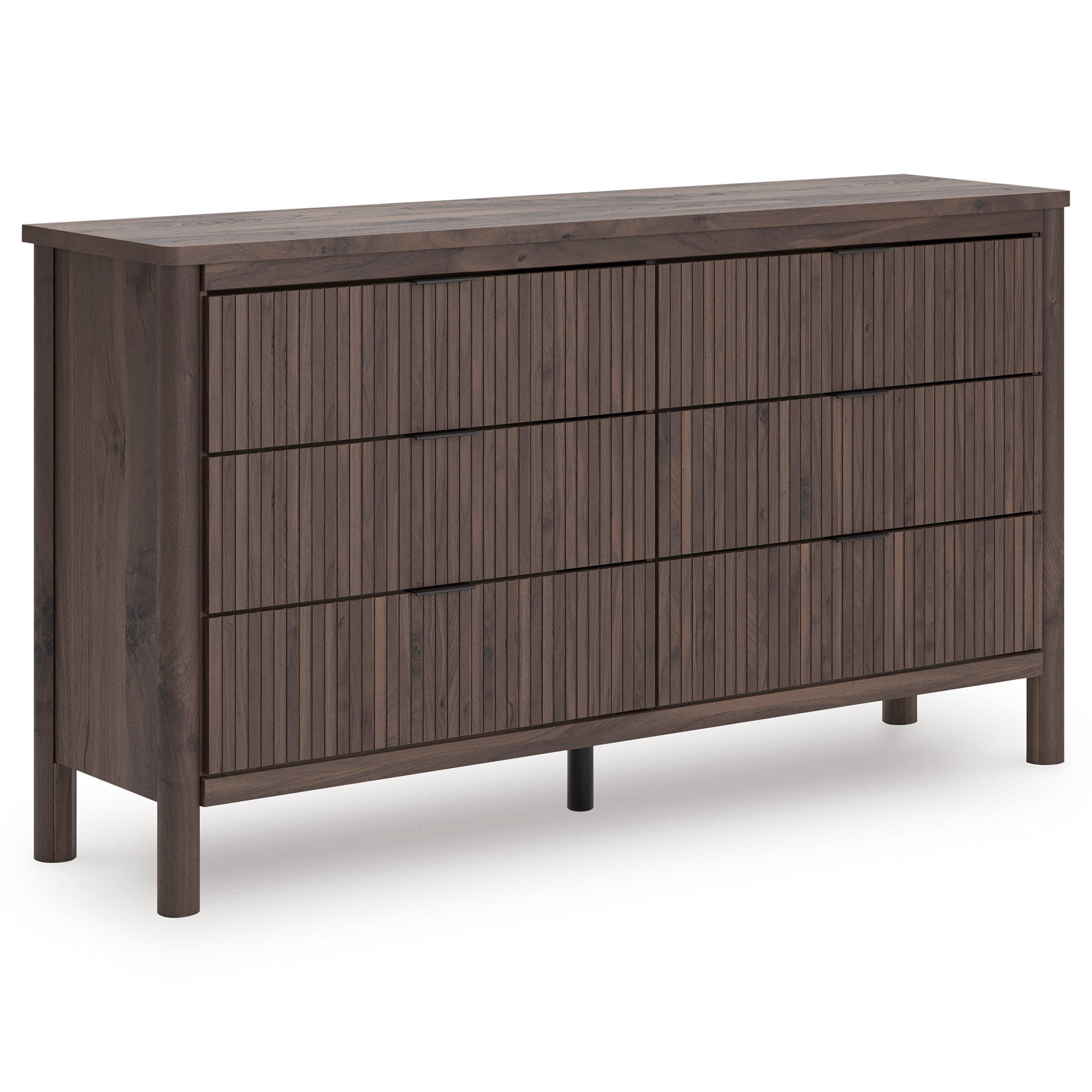 Ashley Pamytta MDF Double Dresser w/6 Drawers, Brown