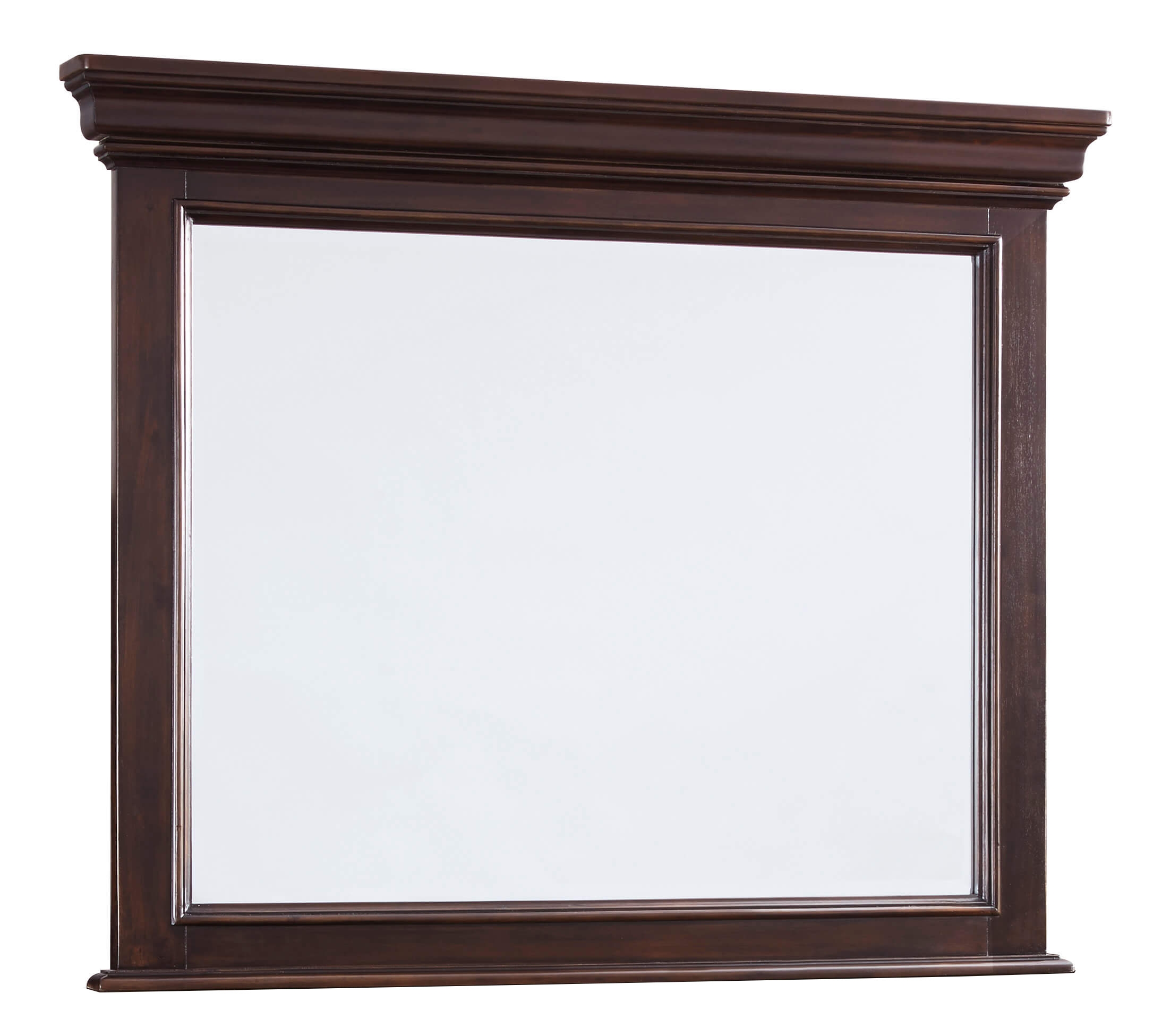 Ashley SM Brynhurst Rectangular Wood Veneer Mirror, Dark Brown by ...