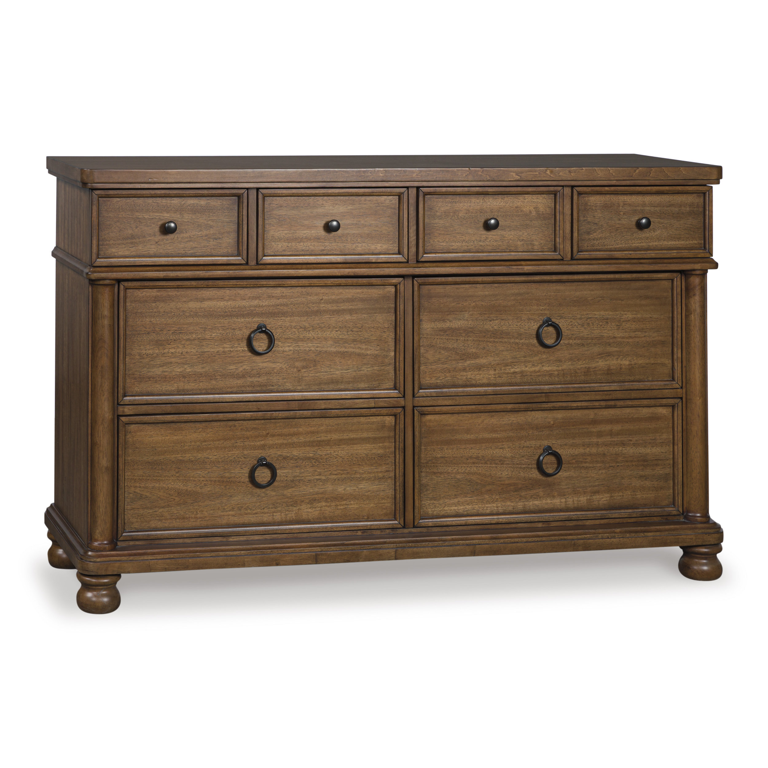 Ashley Rowlenstown Wood Dresser W 8 Drawers Brown