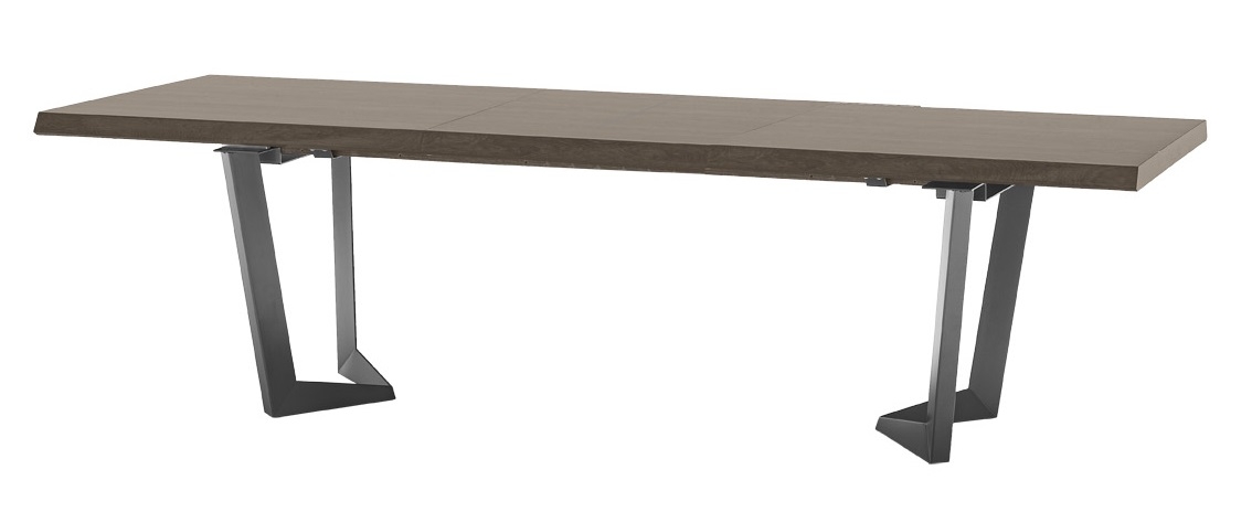 Camelgroup Elite NET Rectangular Wood/Metal Dining Table, Silver Birch