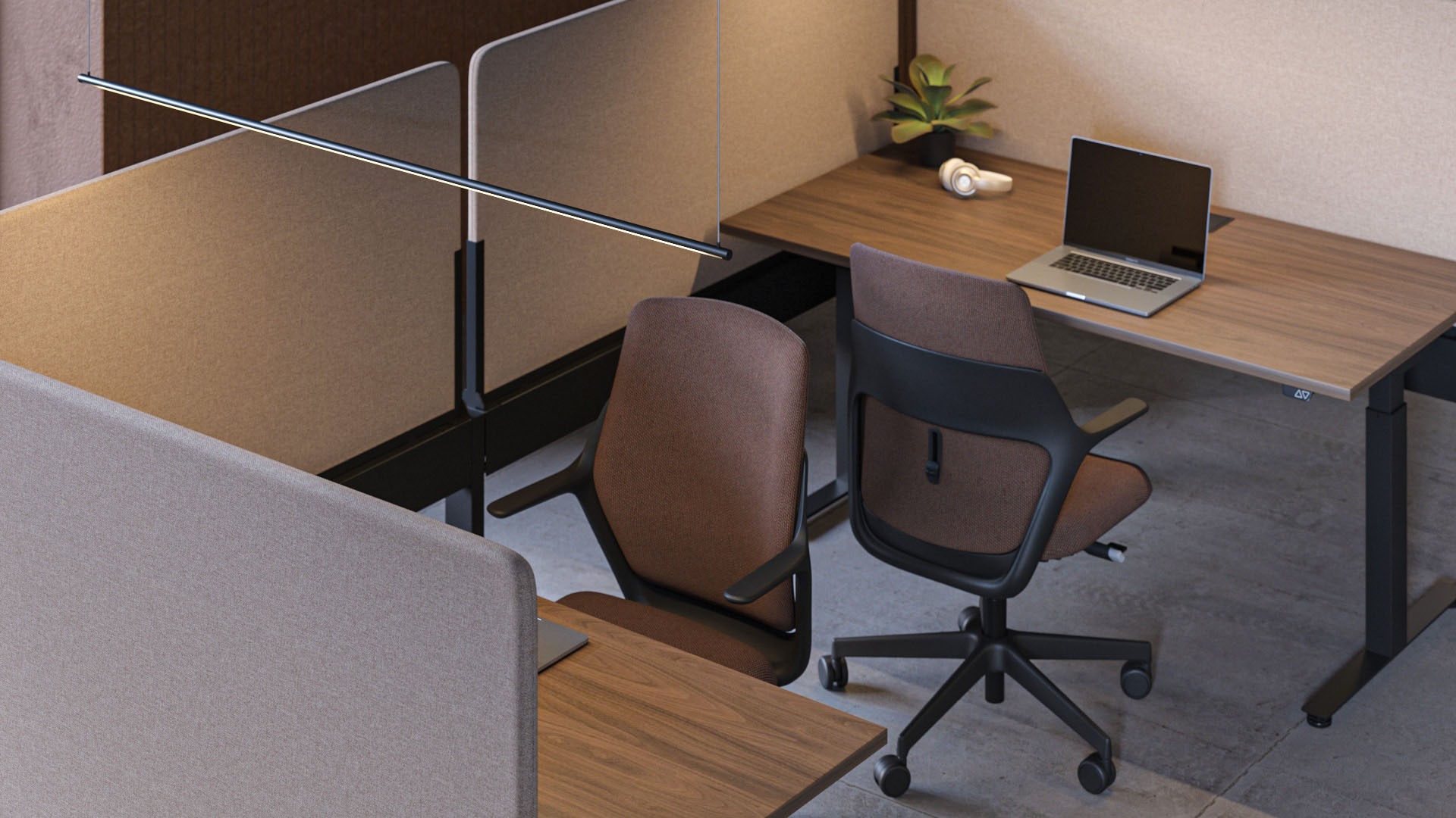NARBUTAS Muro Customizable Power Beam for Desks
