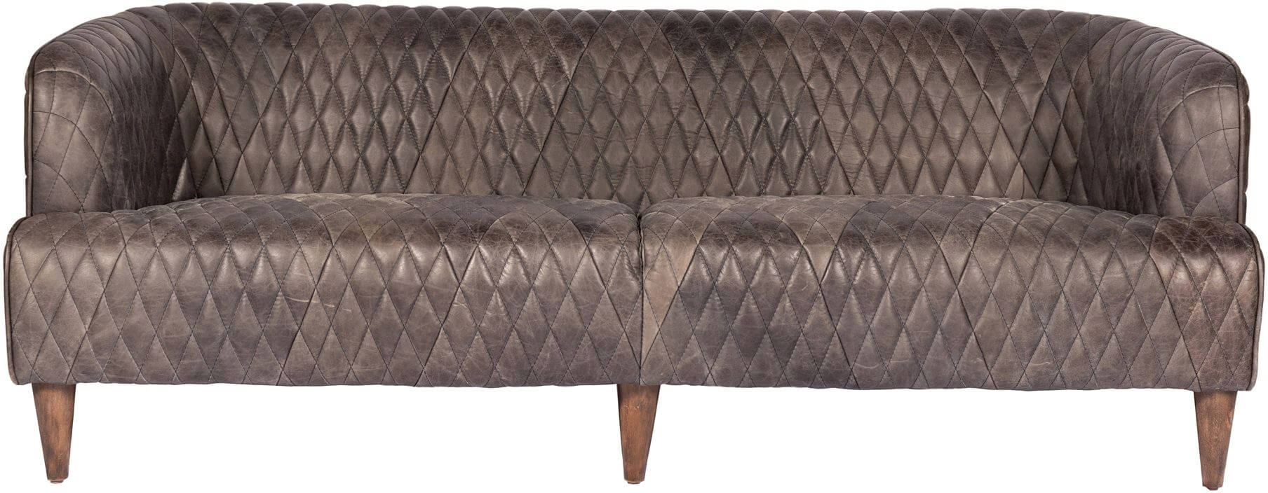 Magdelan Tufted Leather Sofa by MOE'S