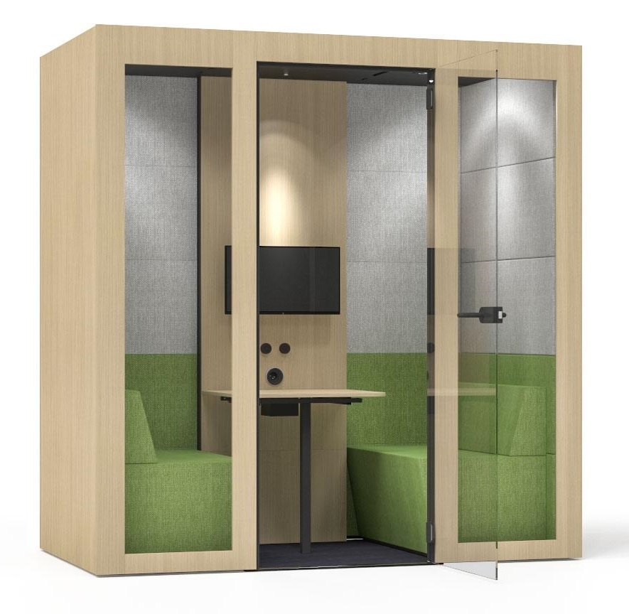 Silent Room M Medium Office Meeting Pod for 2 People with Melamine ...